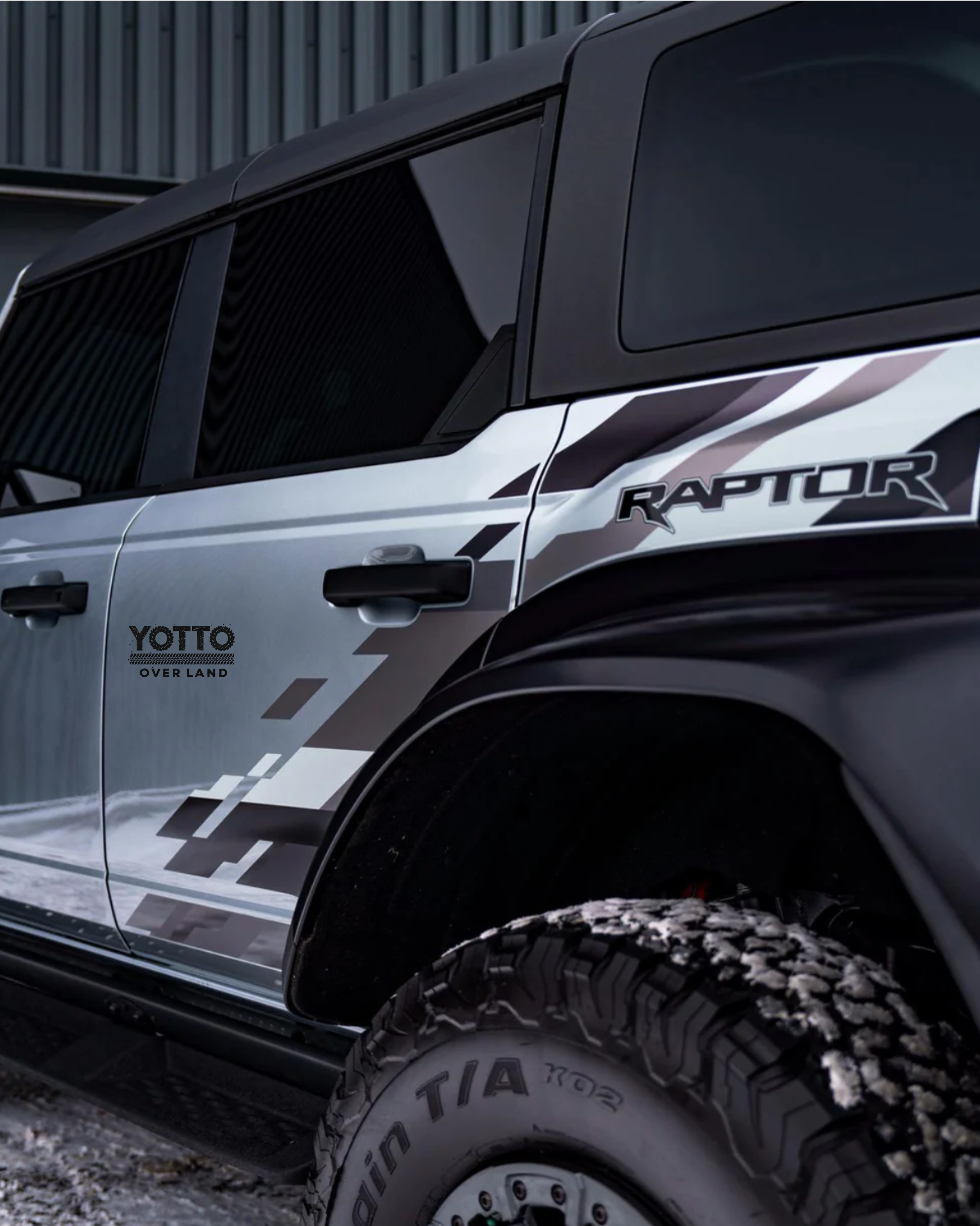 Bronco Raptor Decals - Full Body 3 Panels – Yotto Overland
