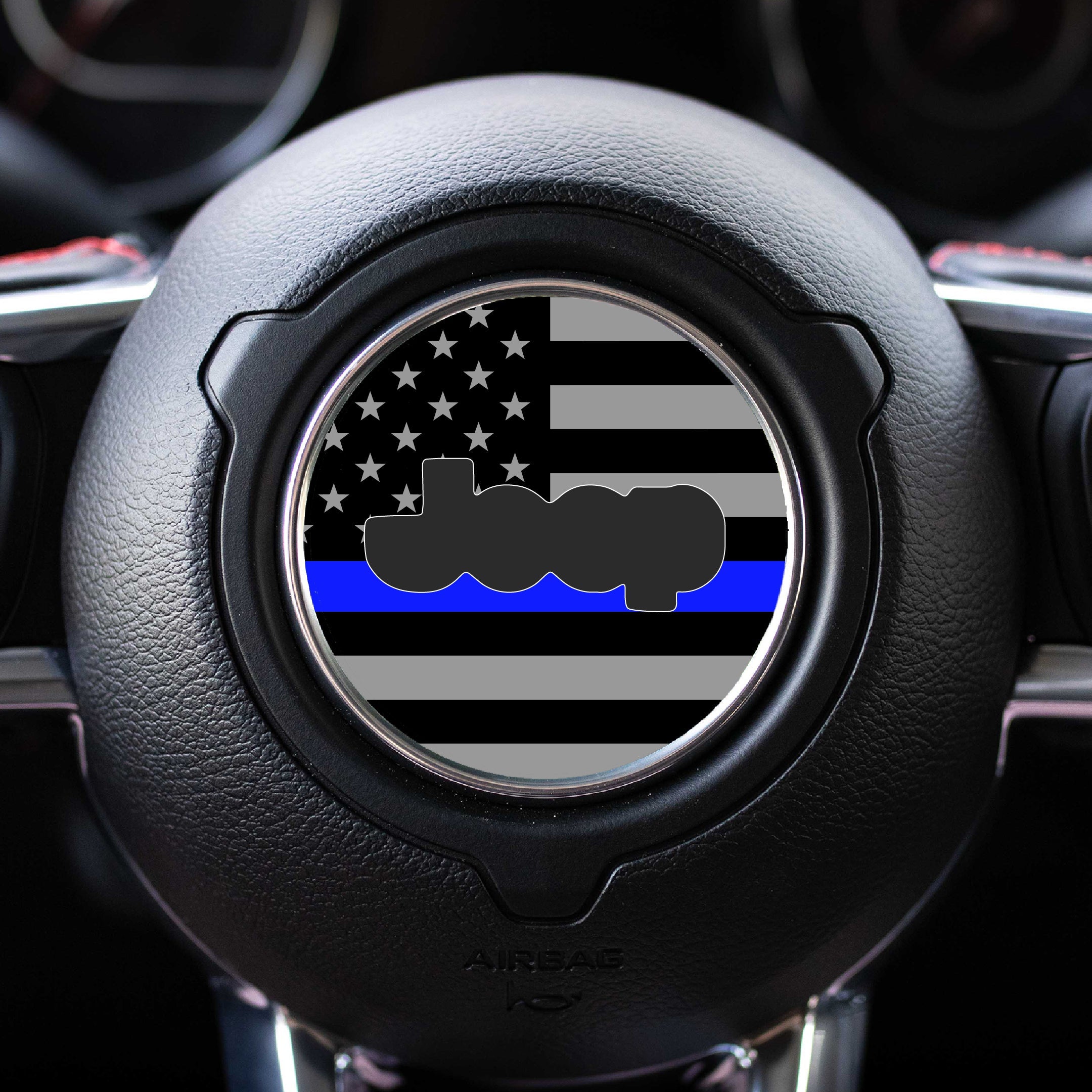 First Responder Flag Steering Wheel Decal for Jeep – Yotto Overland