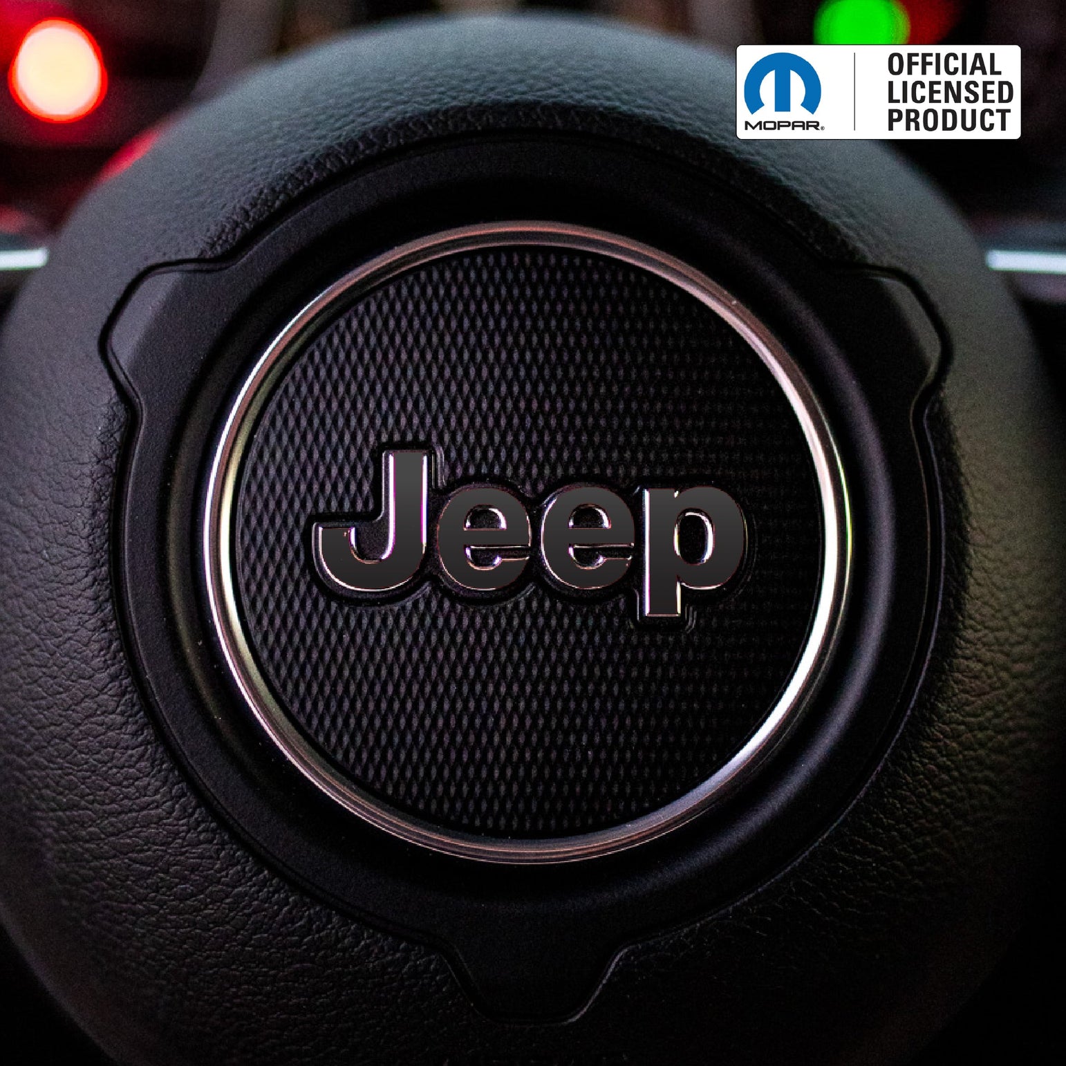 JEEP Steering Wheel Emblem Overlay Decal — 30+ Colors & Designs (Flag ...